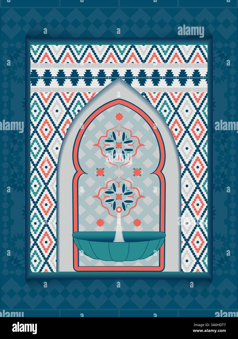 Traditional geometric pattern featuring Stock Vector Images - Alamy