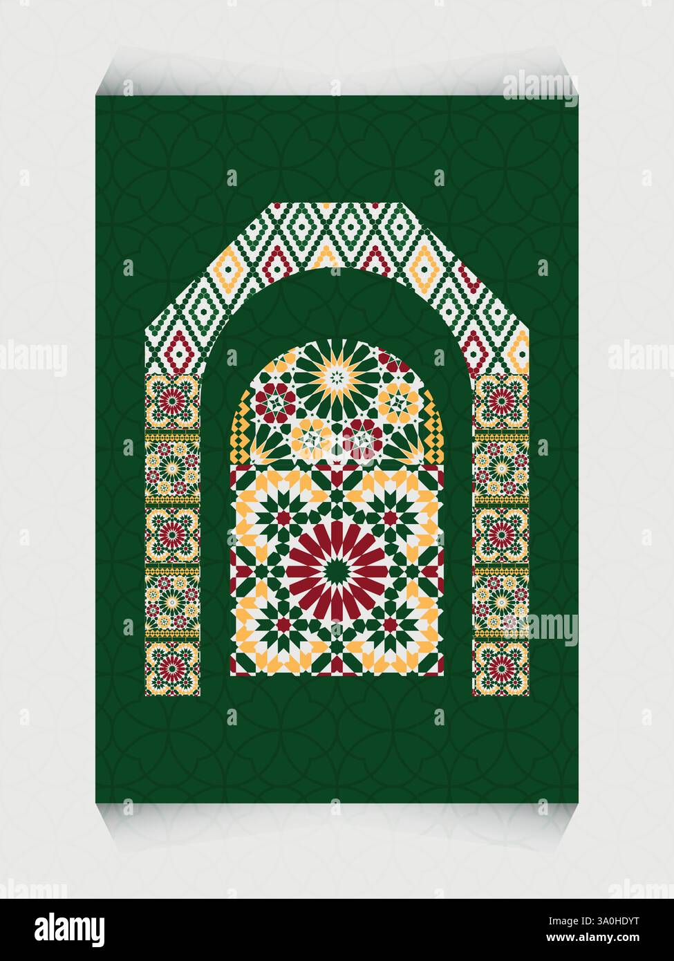 Ornamental Archway Design & Geometrical Patterns, reflecting ...