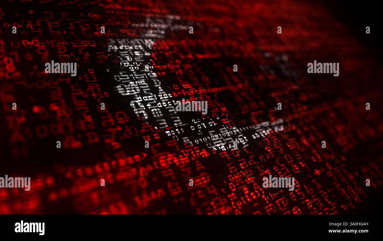 Turkey digital technology flag cyber background. Turkish banner ...