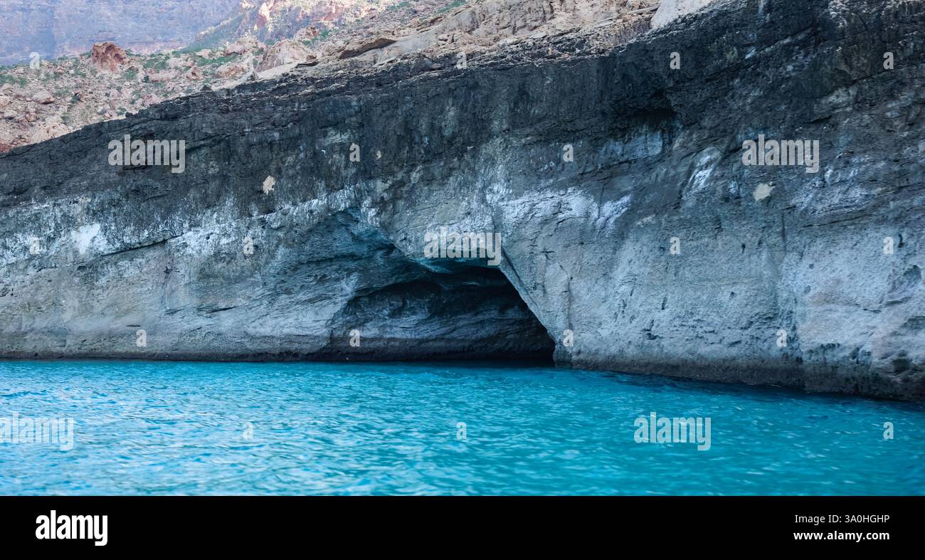 Shoab bay in Socotra features breathtaking rock formations and vibrant ...