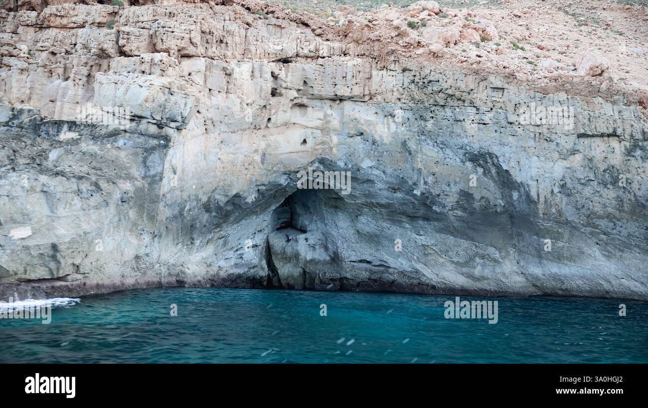 Shoab Bay in Socotra showcases stunning rock cliffs and crystal clear ...