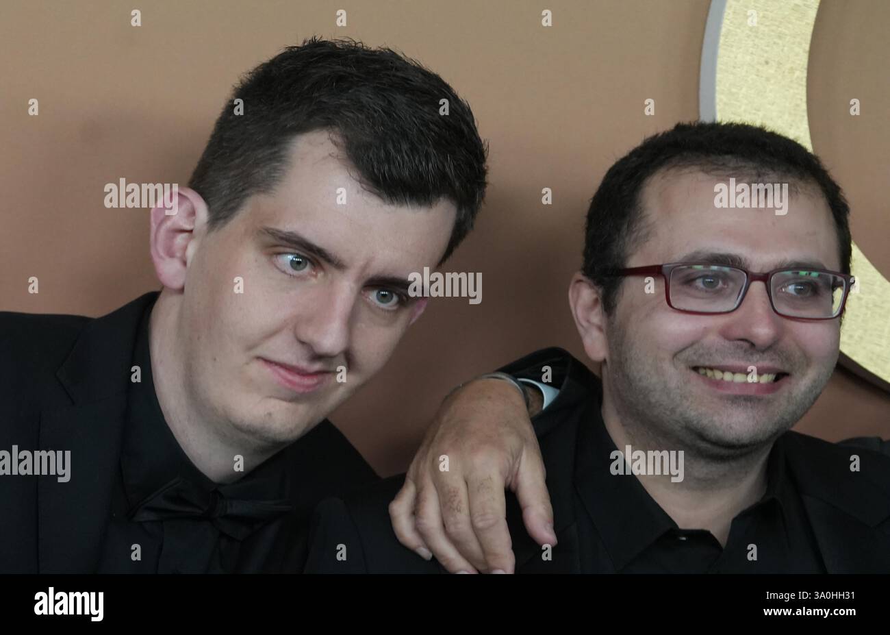 Thibaut Conan And Gad Abecassis arrives at the 50h Cesar Film Awards ...