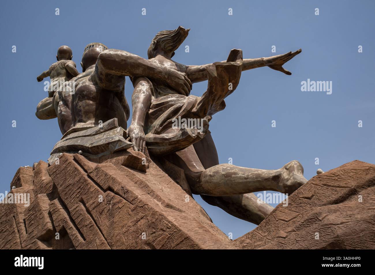 Dakar, Senegal. 12th Feb, 2025. The Renaissance Monument in the ...
