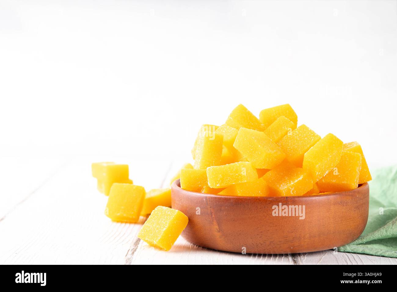 Dried mango cubes,organic mango fruit marmalade jelly candies without ...