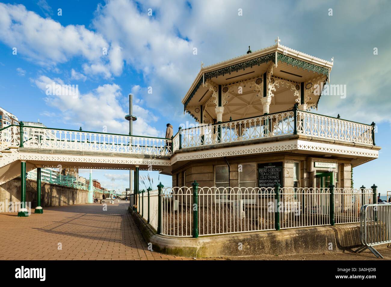 The Bandstand on Brighton seafront, East Sussex, England Stock Photo ...