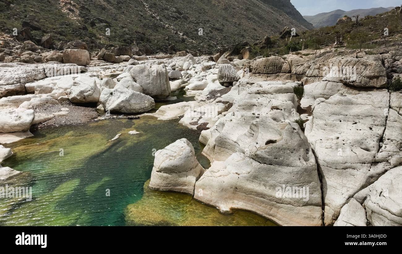 Explore the breathtaking landscape of Kalysan Canyon in Socotra ...