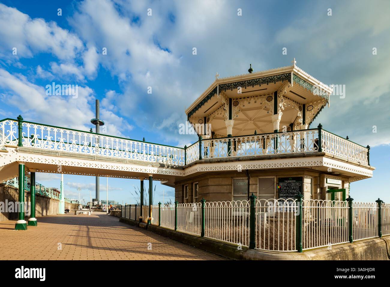 The Bandstand on Brighton seafront, East Sussex, England Stock Photo ...