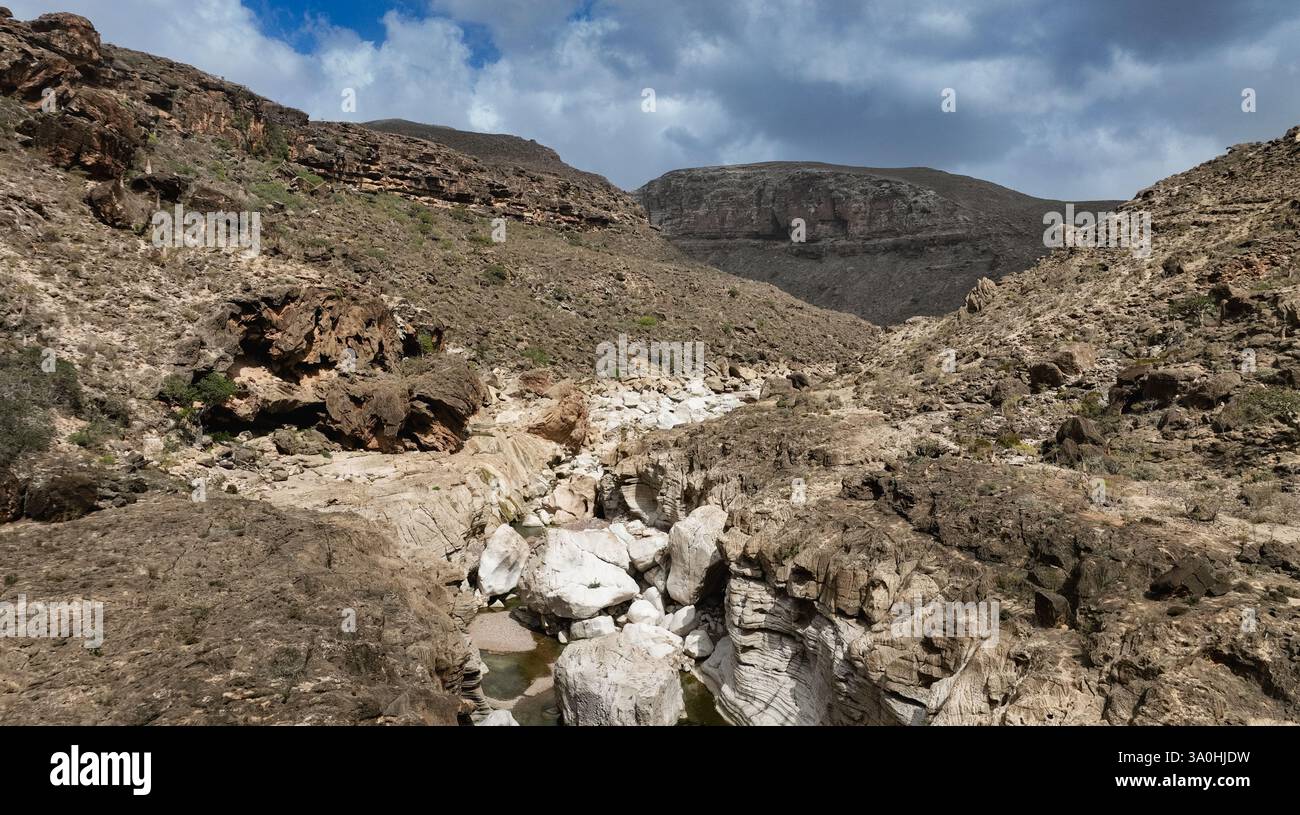 Explore the stunning landscapes of Kalysan Canyon in Socotra featuring ...