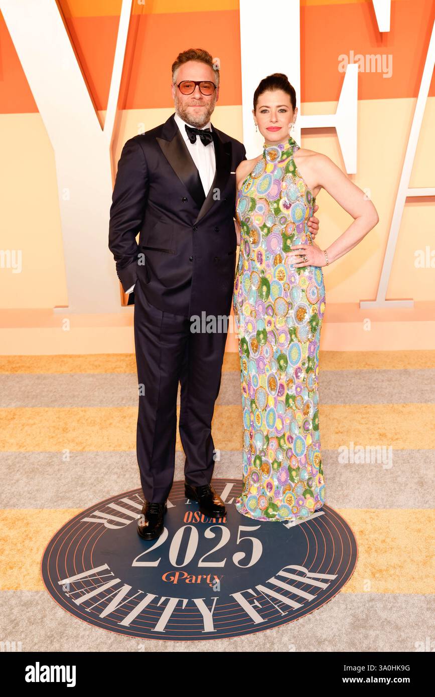 Los Angeles, United States. 07th Jan, 2025. Seth Rogen and Lauren ...