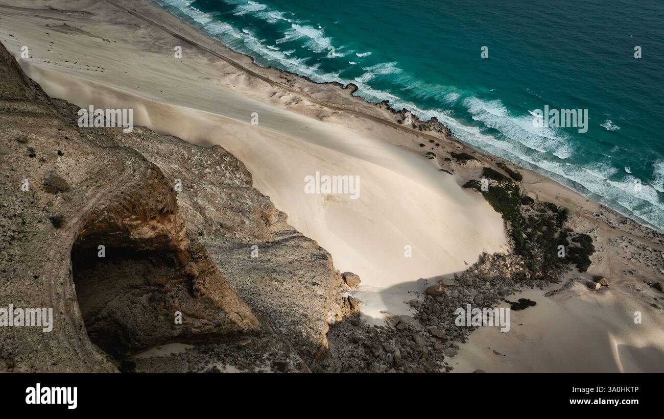 Aerial view socotra islands rocky hi-res stock photography and images ...