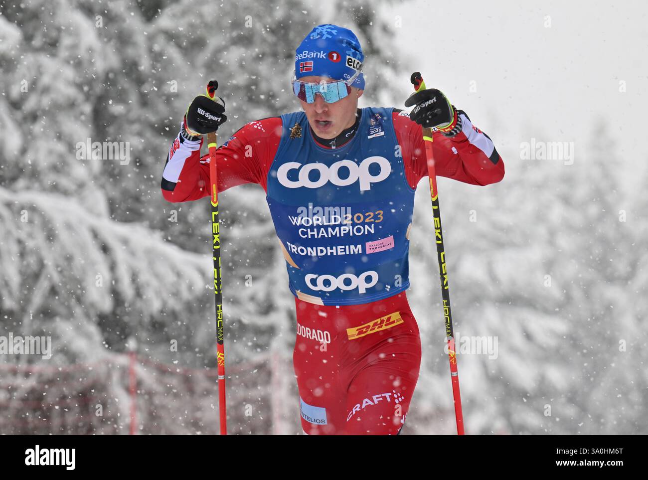 Trondheim, Norway. 04th Mar, 2025. Nordic skiing, World Championships ...