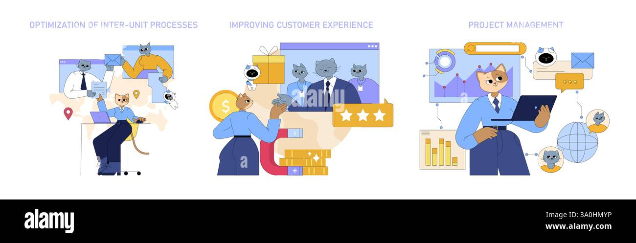 AI in global business focuses on optimizing inter-unit processes, enhancing customer experience ...