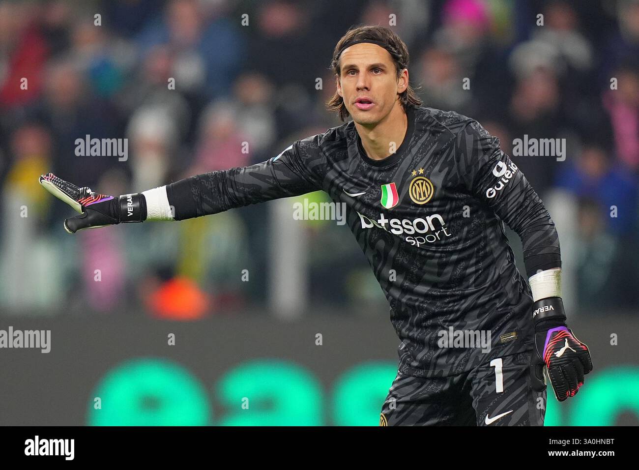 Inter Milan's goalkeeper Yann Sommer during the Serie A soccer match ...