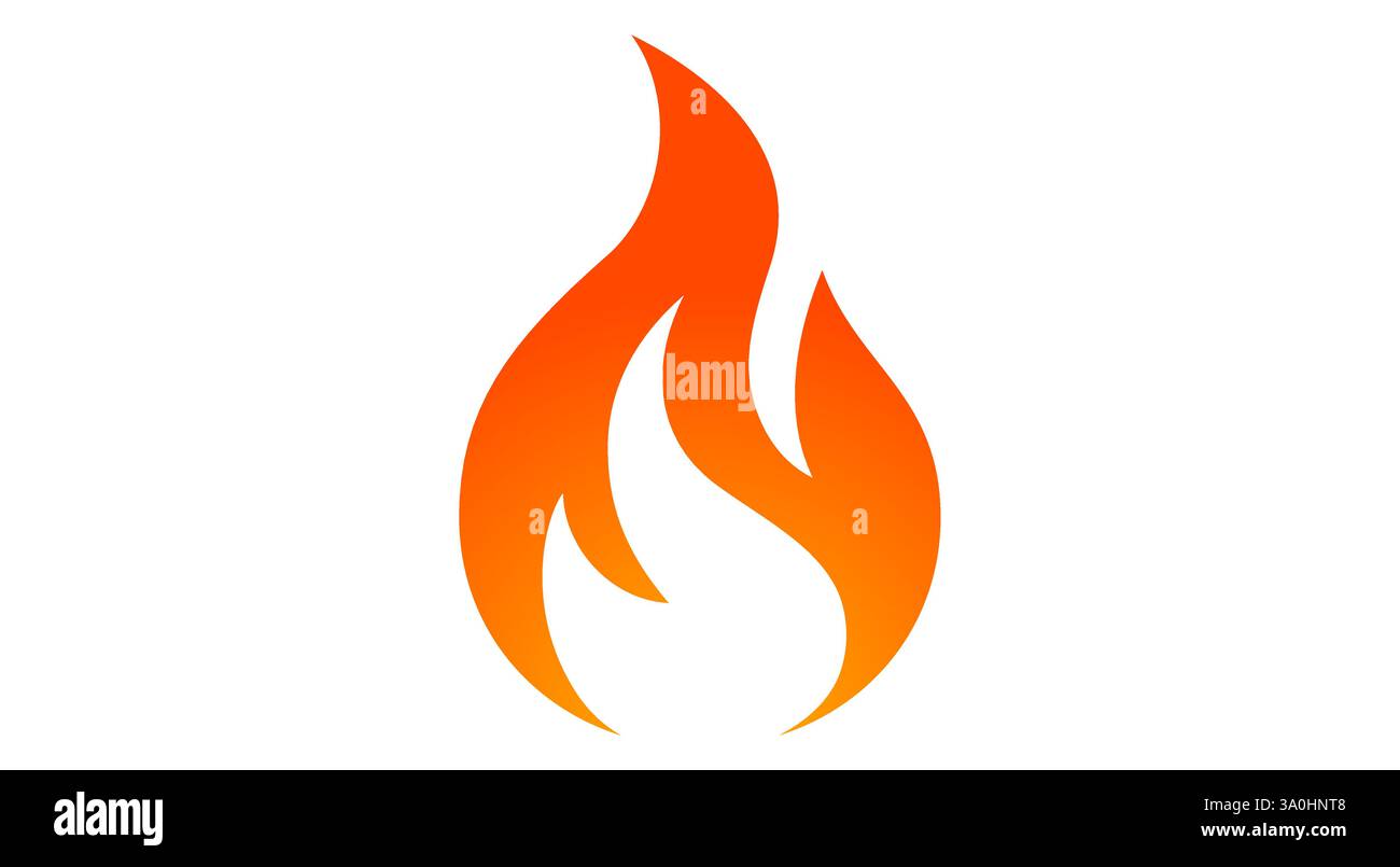 Fiery bonfire burning camp Cut Out Stock Images & Pictures - Alamy