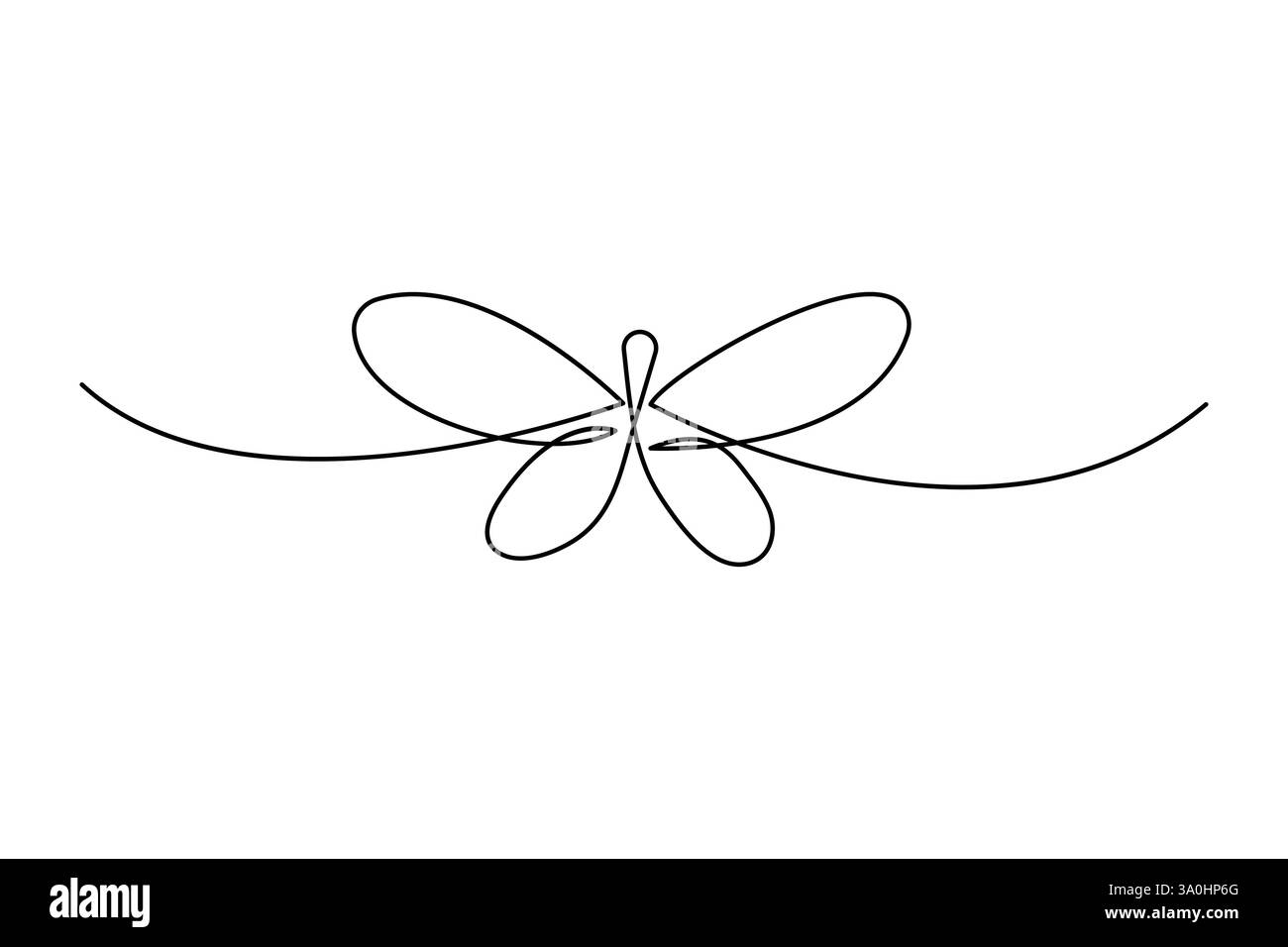Butterfly line drawing Black and White Stock Photos & Images - Alamy