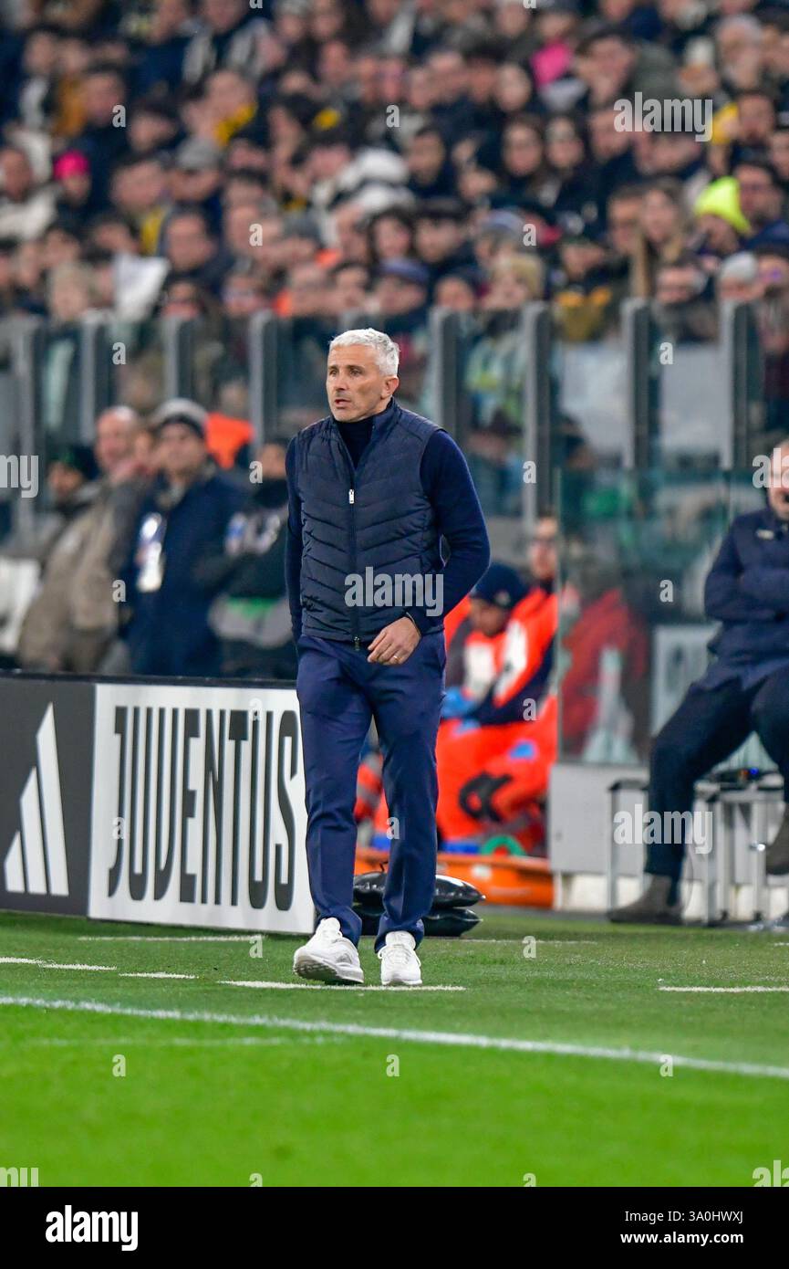 Turin, Italy. 03rd Mar, 2025. Assistant coach Alberto Bertolini of ...