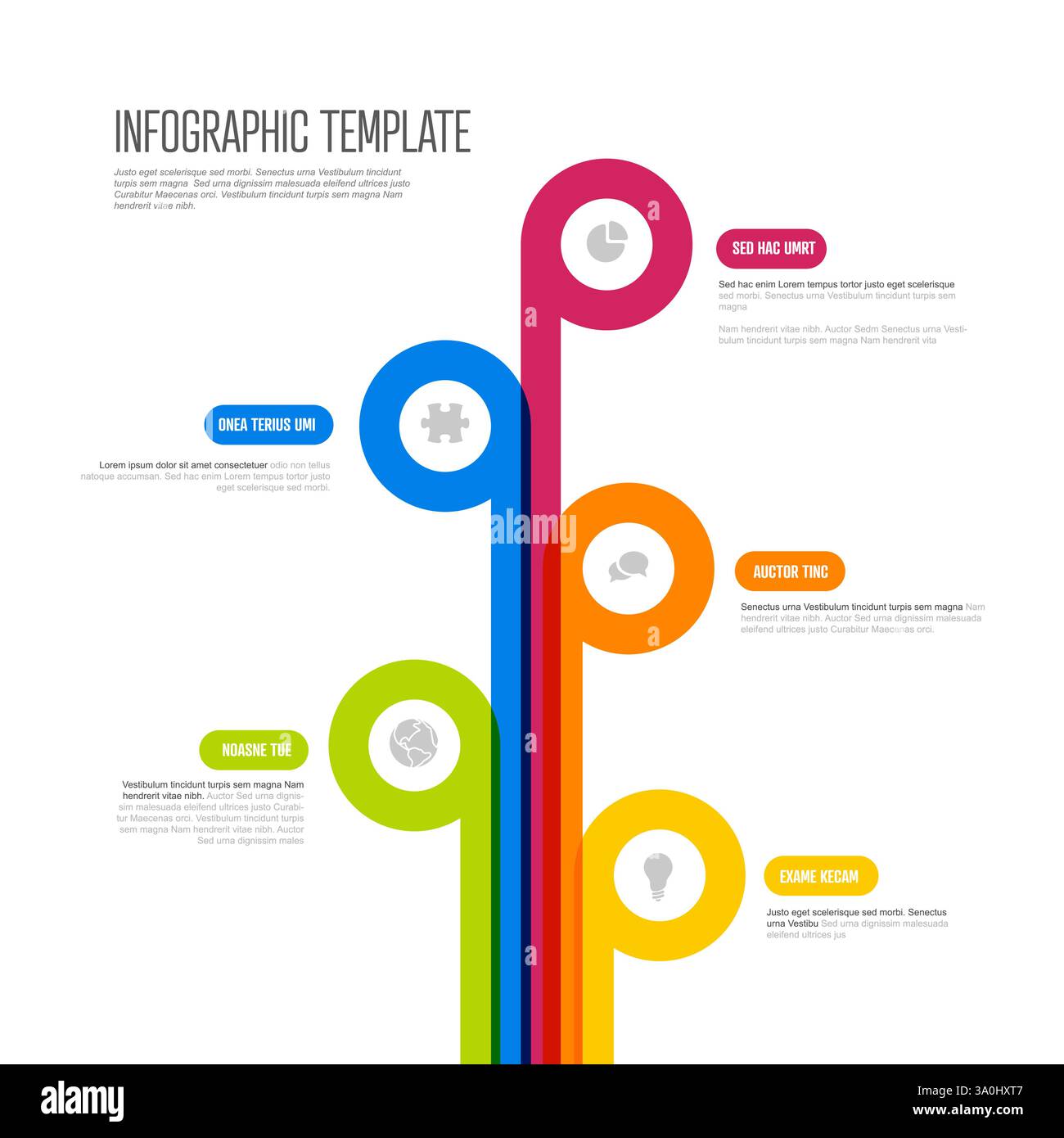 Curved leading line Stock Vector Images - Alamy