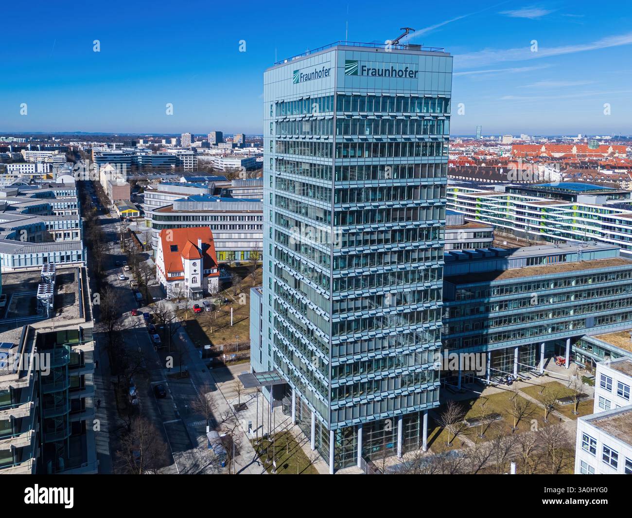 MUNICH, GERMANY - MARCH 03, 2025: Headquarters of the Fraunhofer ...