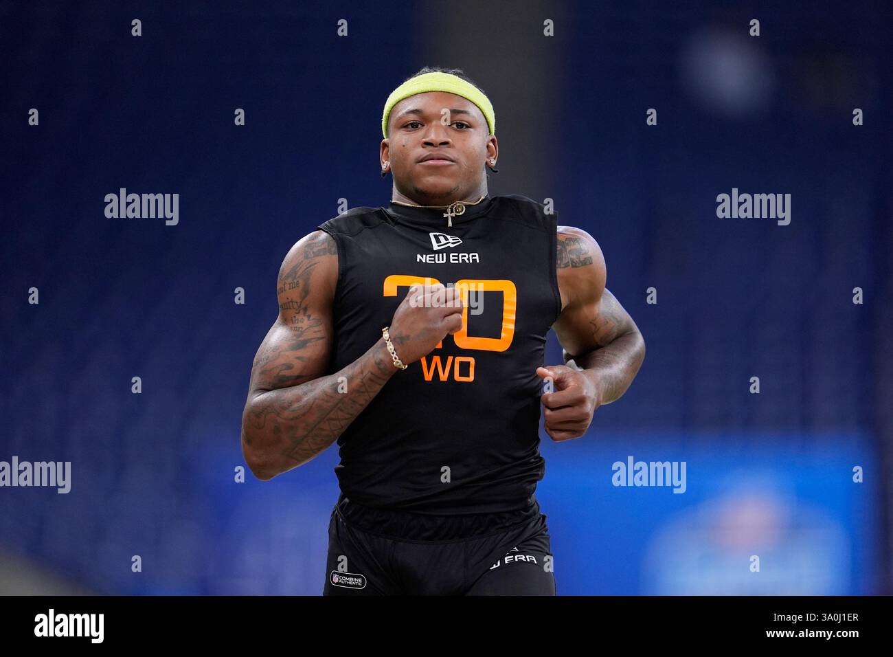 Colorado wide receiver Jimmy Horn Jr. runs the 40-yard dash at the NFL ...