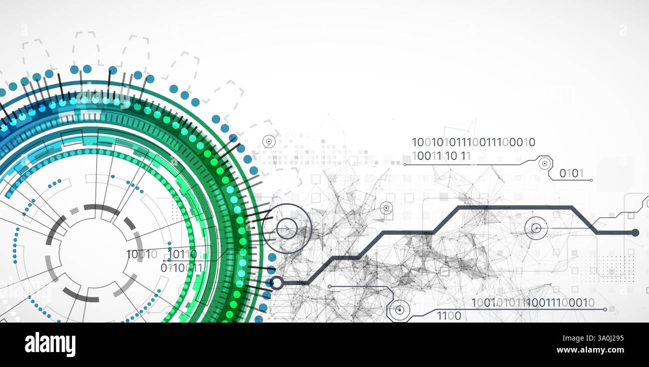 Abstraction on theme tech hi-res stock photography and images - Alamy