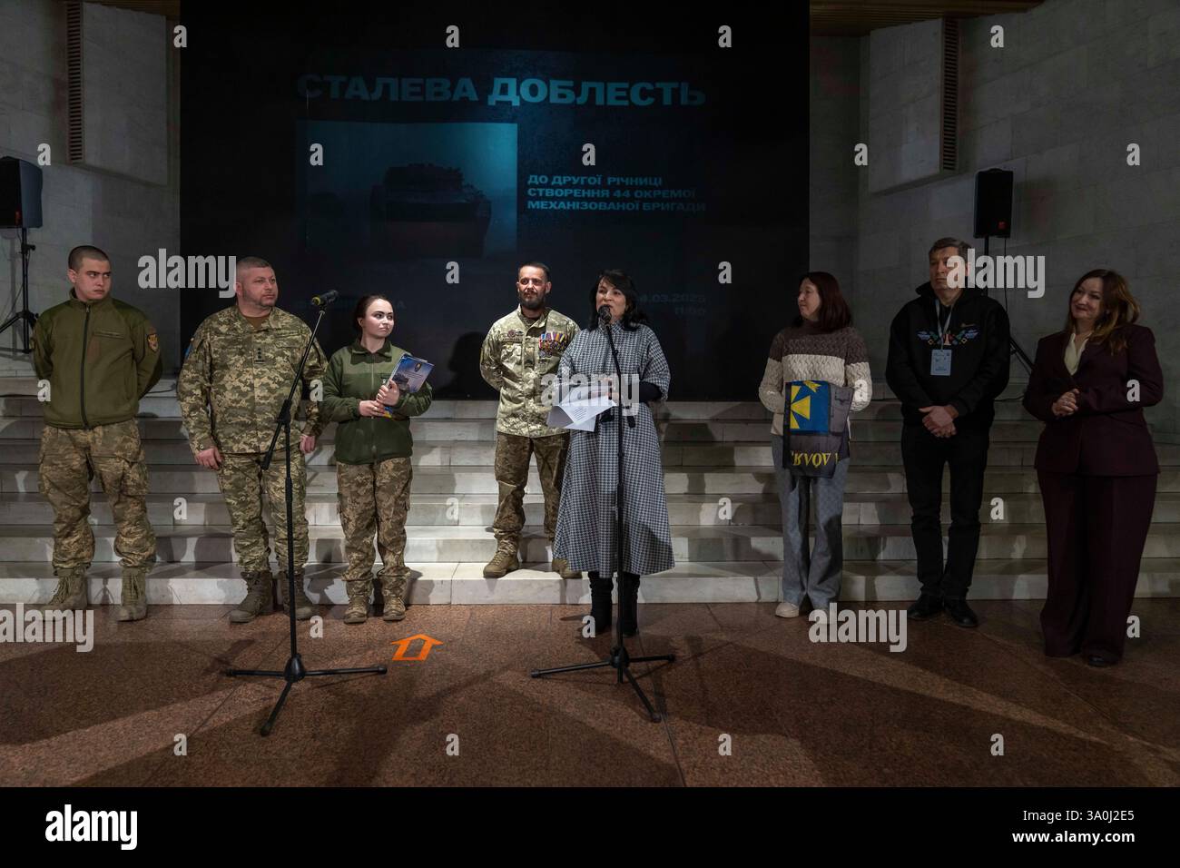 Kyiv, Kyiv City, Ukraine. 4th Mar, 2025. Anniversary event for the ...