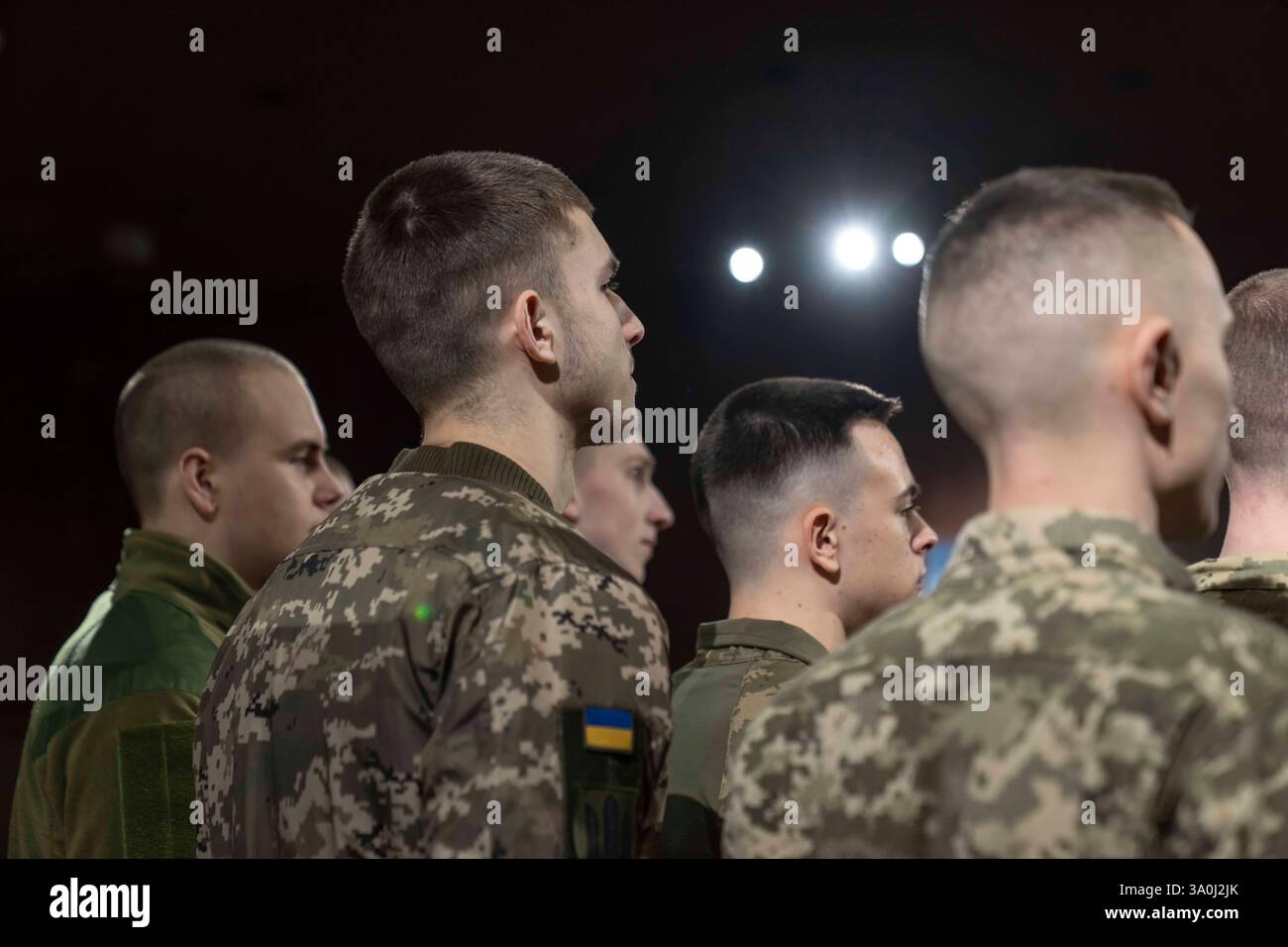 Young soldiers seen at anniversary event for the Ukrainian 44th ...