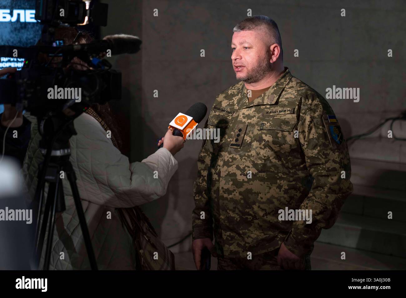 Kashishin seen at anniversary event for the Ukrainian 44th Separate ...