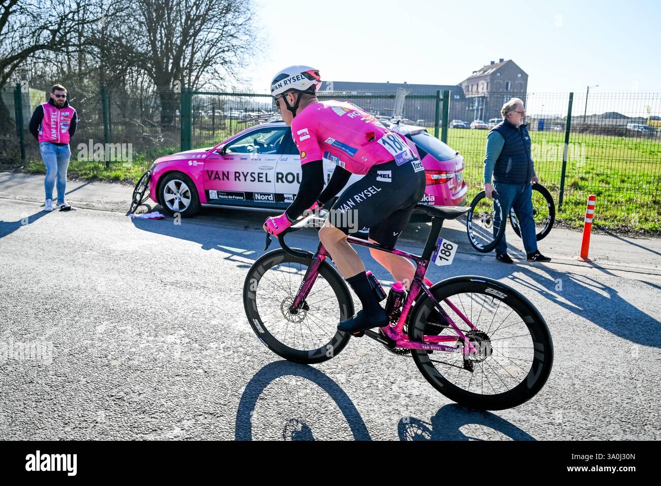 Australian Kelland O Brien of Team Jayco AIUIa pictured in action ...