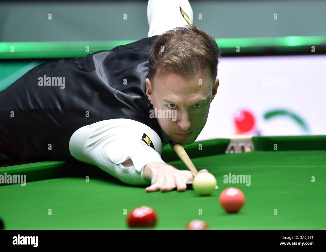 Hong Kong, China. 4th Mar, 2025. Judd Trump of England competes during ...