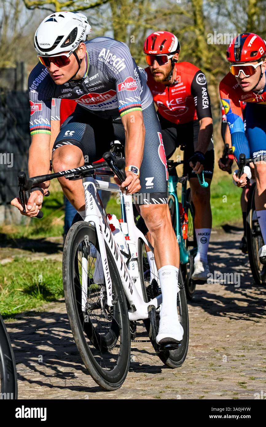 Dour, Belgium. 04th Mar, 2025. Dutch Mathieu van der Poel of Alpecin ...