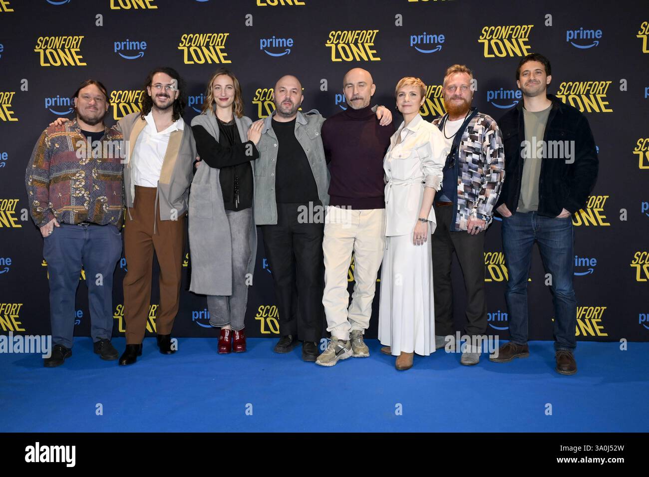 Rome: Cinema Barberini. Photocall series Sconfort Zone. In the photo ...