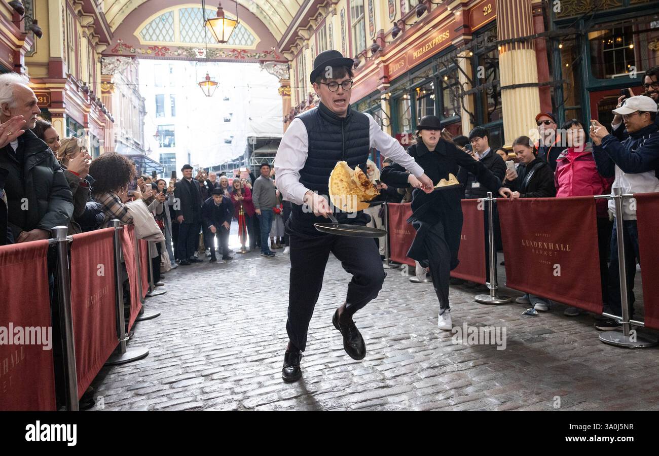 EDITORIAL USE ONLY People take part in the 16th annual Leadenhall ...