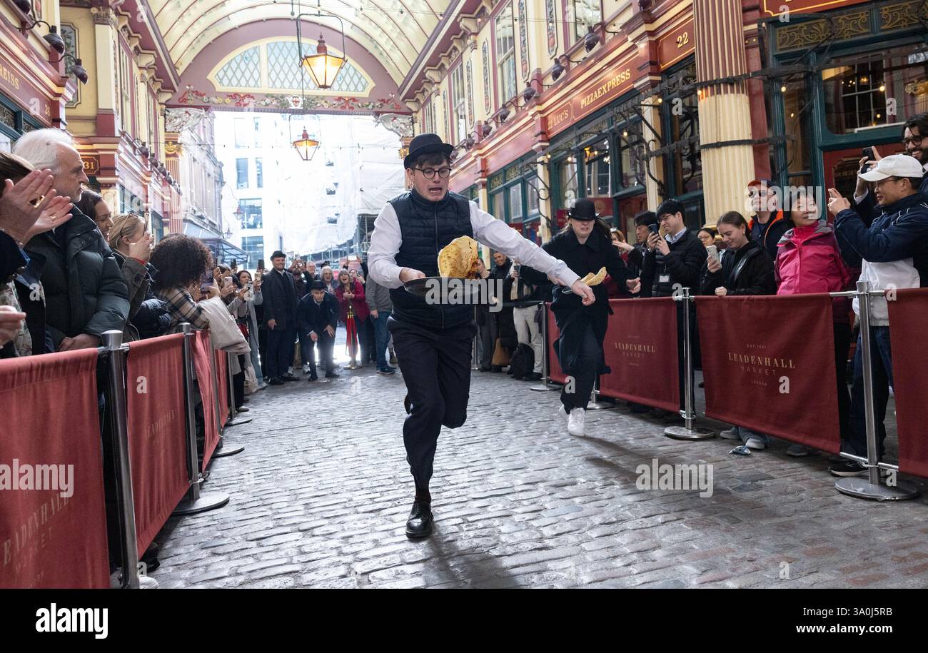 EDITORIAL USE ONLY People take part in the 16th annual Leadenhall ...