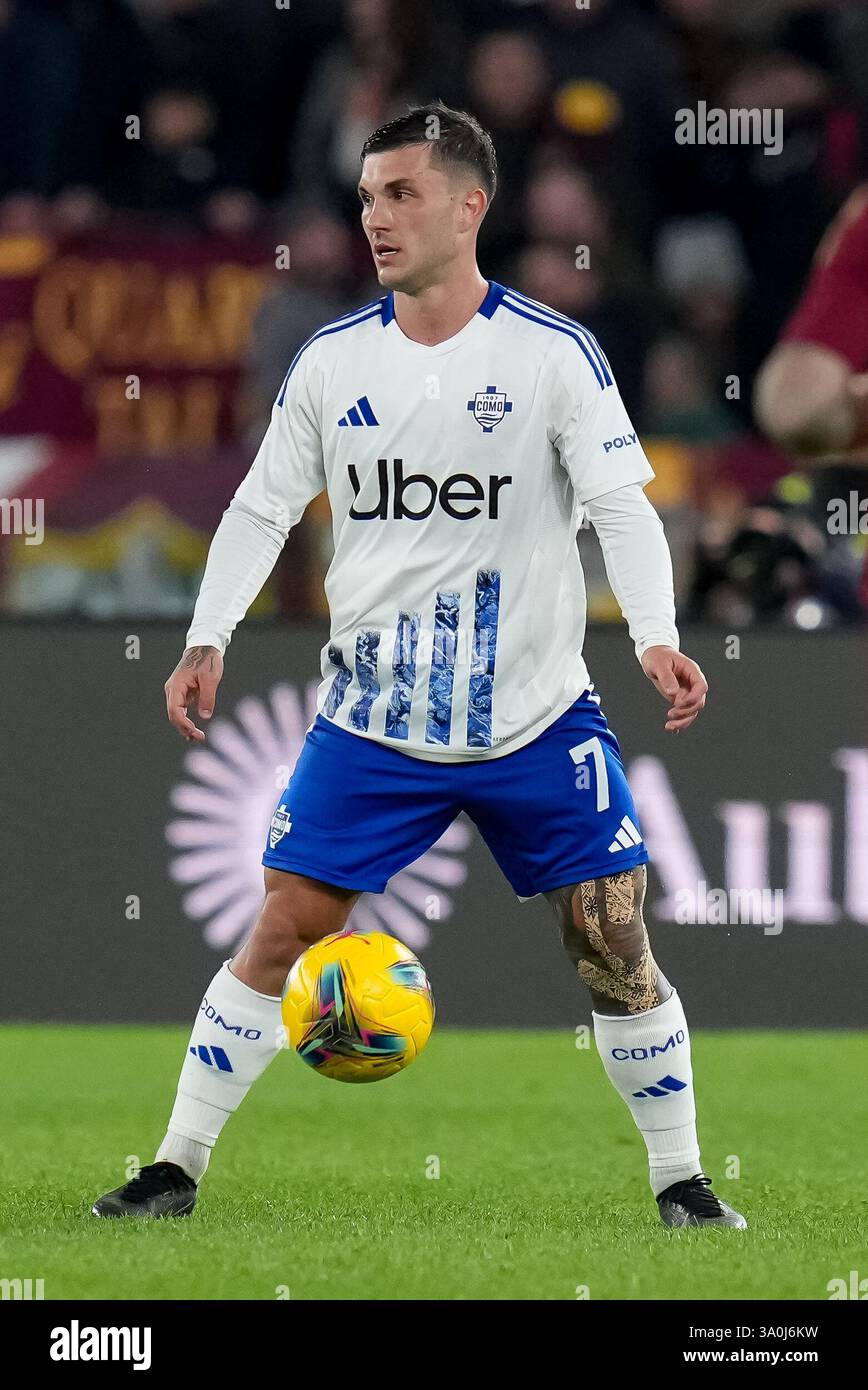 Rome, Italy. 02nd Mar, 2025. Gabriel Strefezza of Como 1907 during the Serie A Enilive match ...