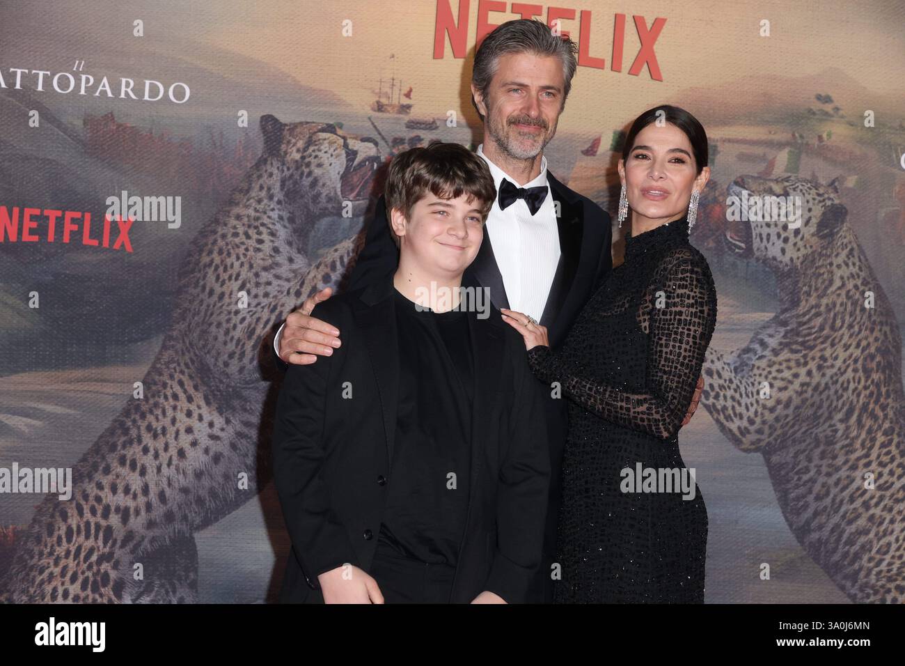 Rome, Italy. 03rd Mar, 2025. Kim Rossi Stuart and Ilaria Spada during the photocall of the ...