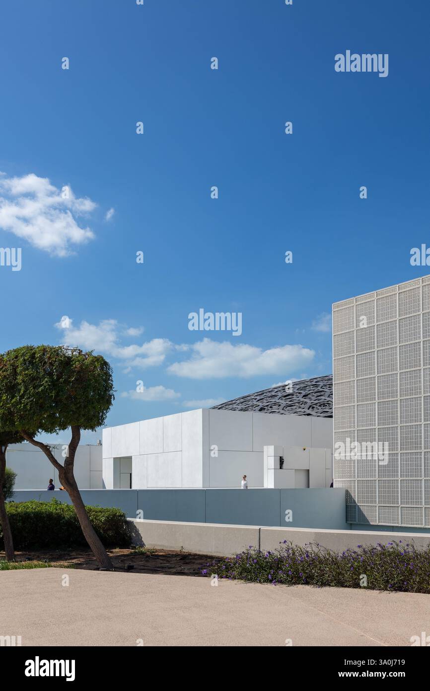 Abu Dhabi, UAE - December 2, 2024: Louvre is art museum located on ...