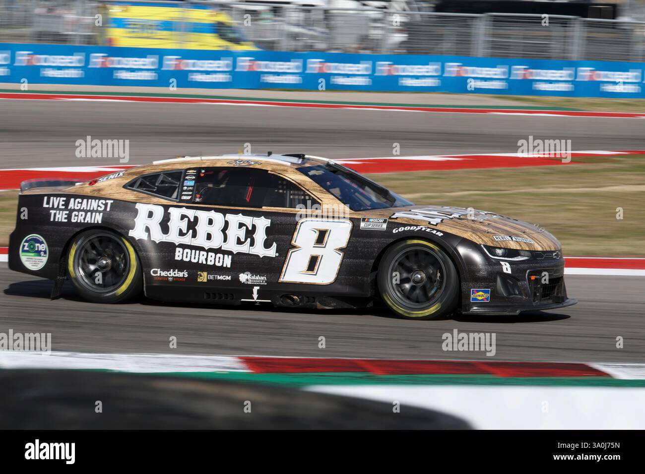 AUSTIN, TX - MARCH 02: Kyle Busch (#8 Richard Childress Racing Rebel ...