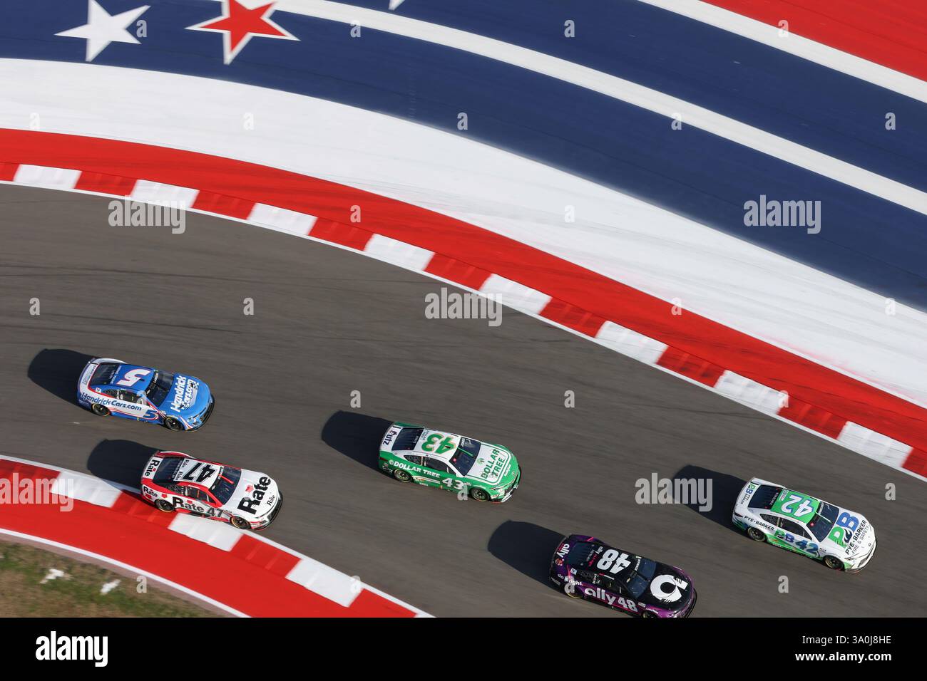 AUSTIN, TX - MARCH 02: John Hunter Nemechek (#42 LEGACY MOTOR CLUB Pye ...