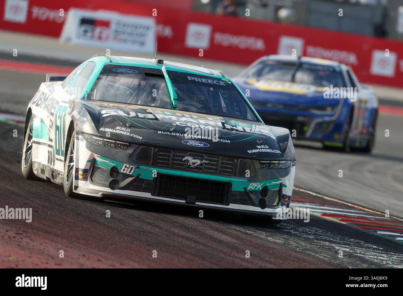 AUSTIN, TX - MARCH 02: Ryan Preece (#60 RFK Racing BuildSubmarines.com ...