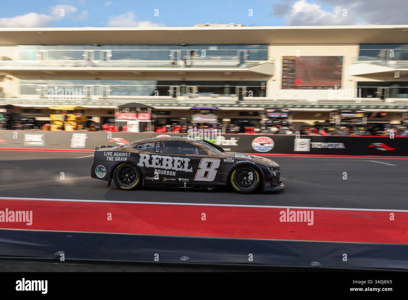 AUSTIN, TX - MARCH 02: Kyle Busch (#8 Richard Childress Racing Rebel ...