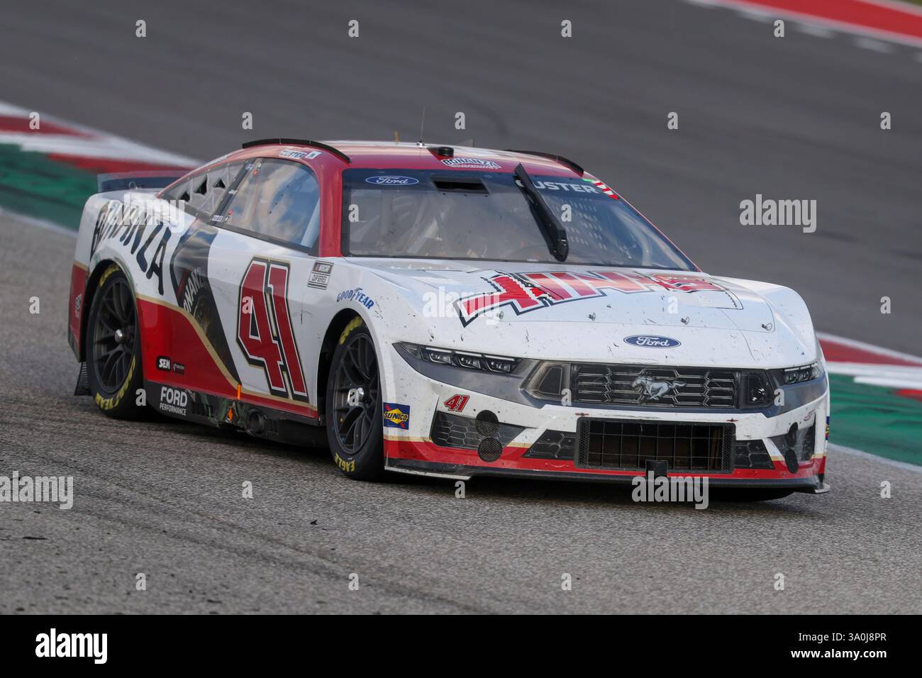 AUSTIN, TX - MARCH 02: Cole Custer (#41 Haas Factory Team Haas/Bonanza ...