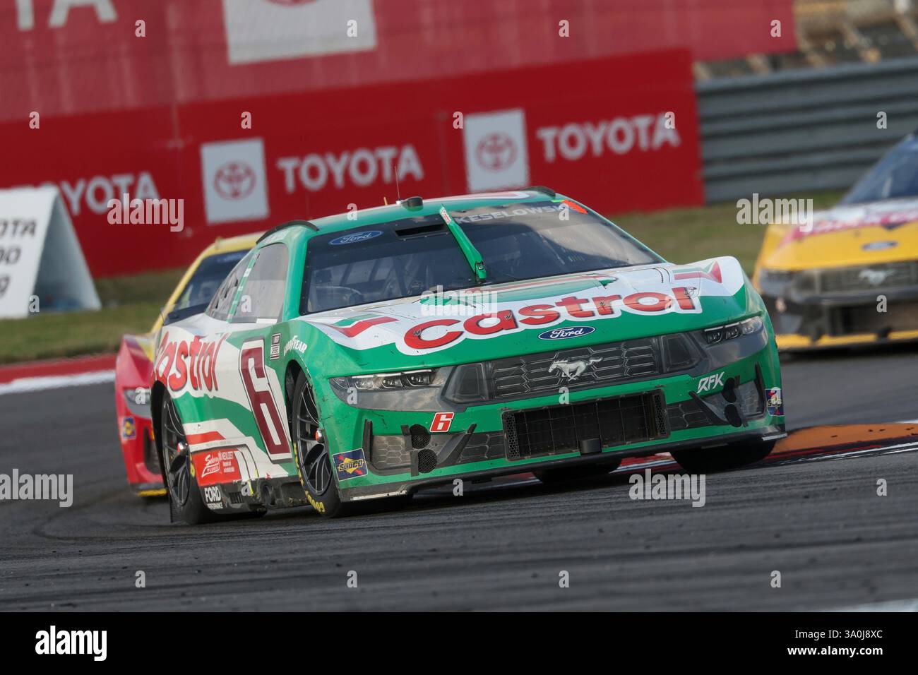 AUSTIN, TX - MARCH 02: Brad Keselowski (#6 RFK Racing Castrol Ford ...