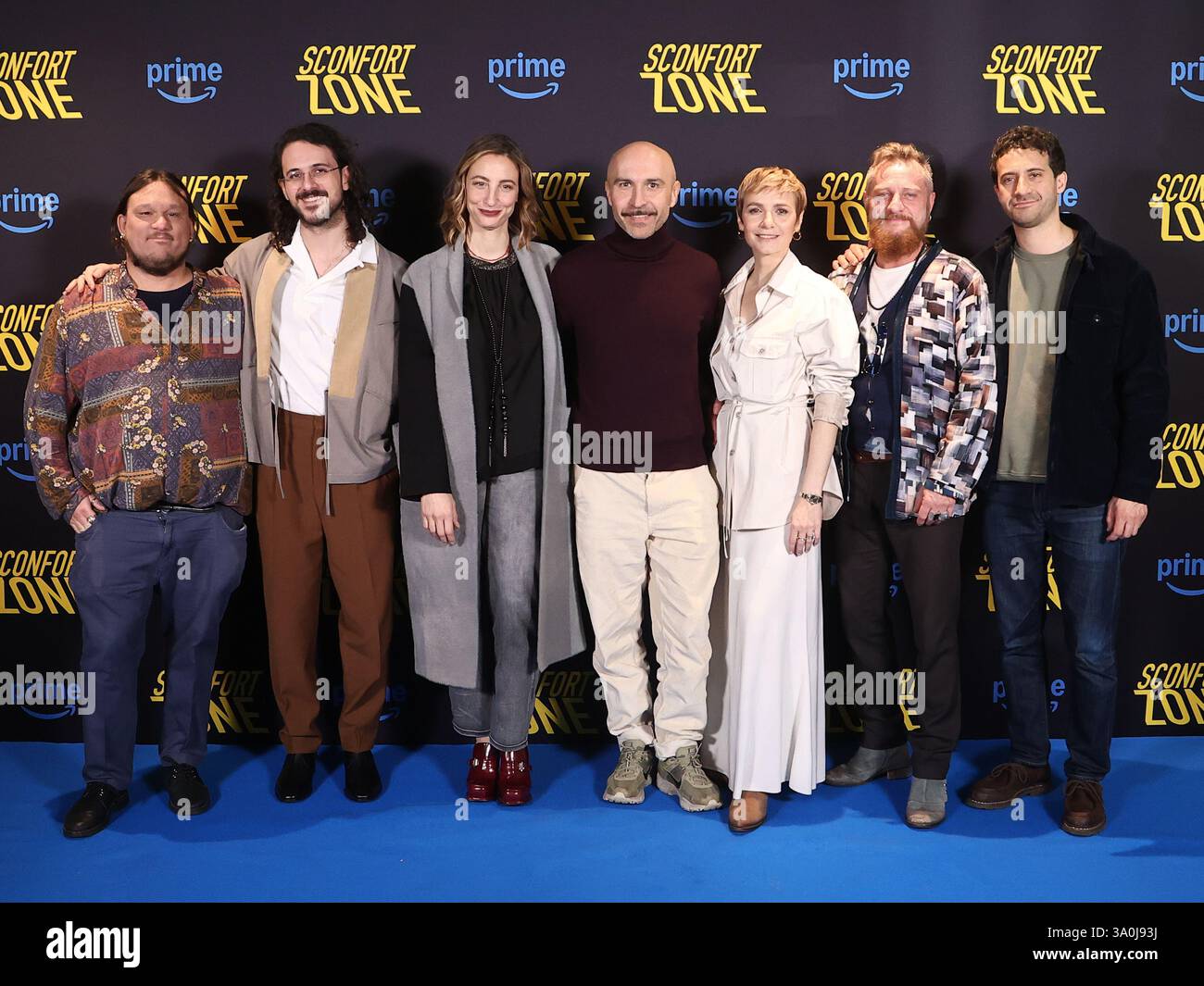 Rome, Barberini cinema, photocall Prime series "Sconfort zone". In the ...