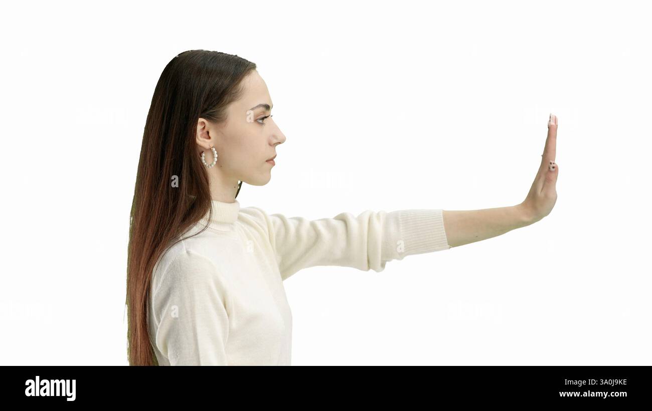 Close up female sweater Cut Out Stock Images & Pictures - Alamy