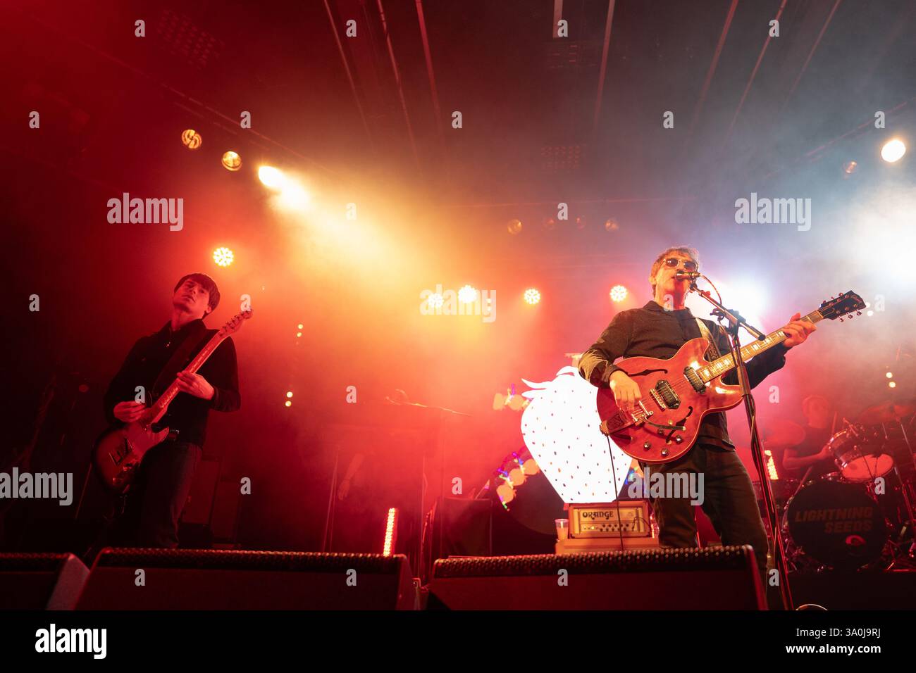The Lightning Seeds - Riley Broudie and Ian Broudie Stock Photo - Alamy