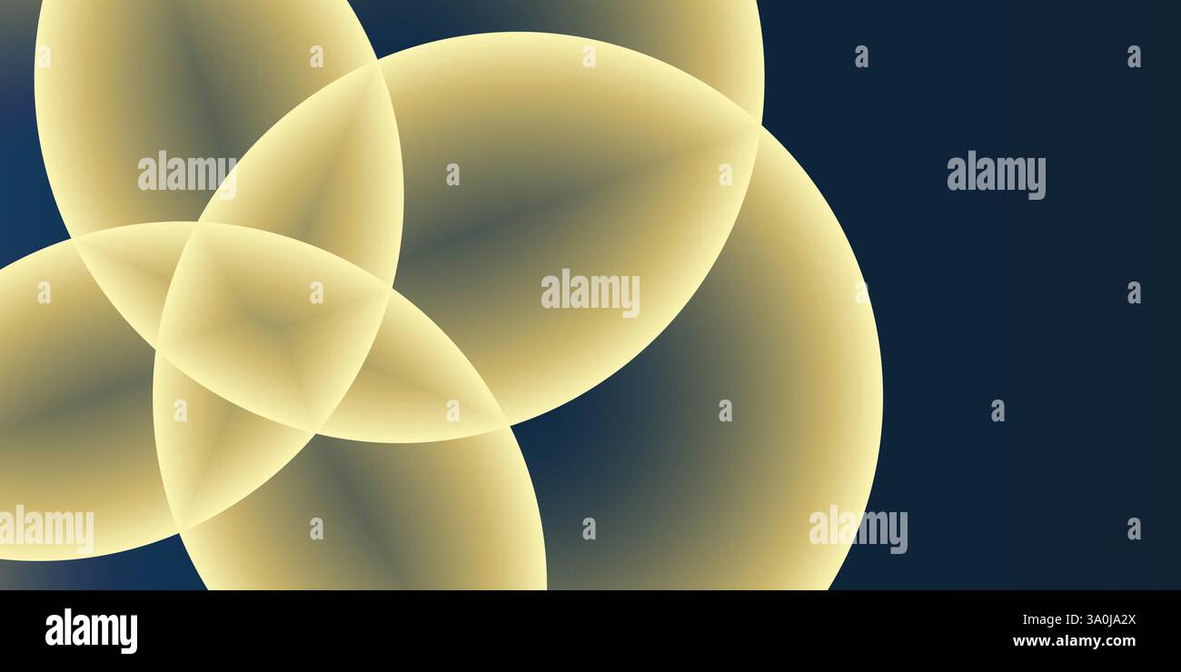 Abstract Background, Header or Banner Design with Large Golden and Gray ...