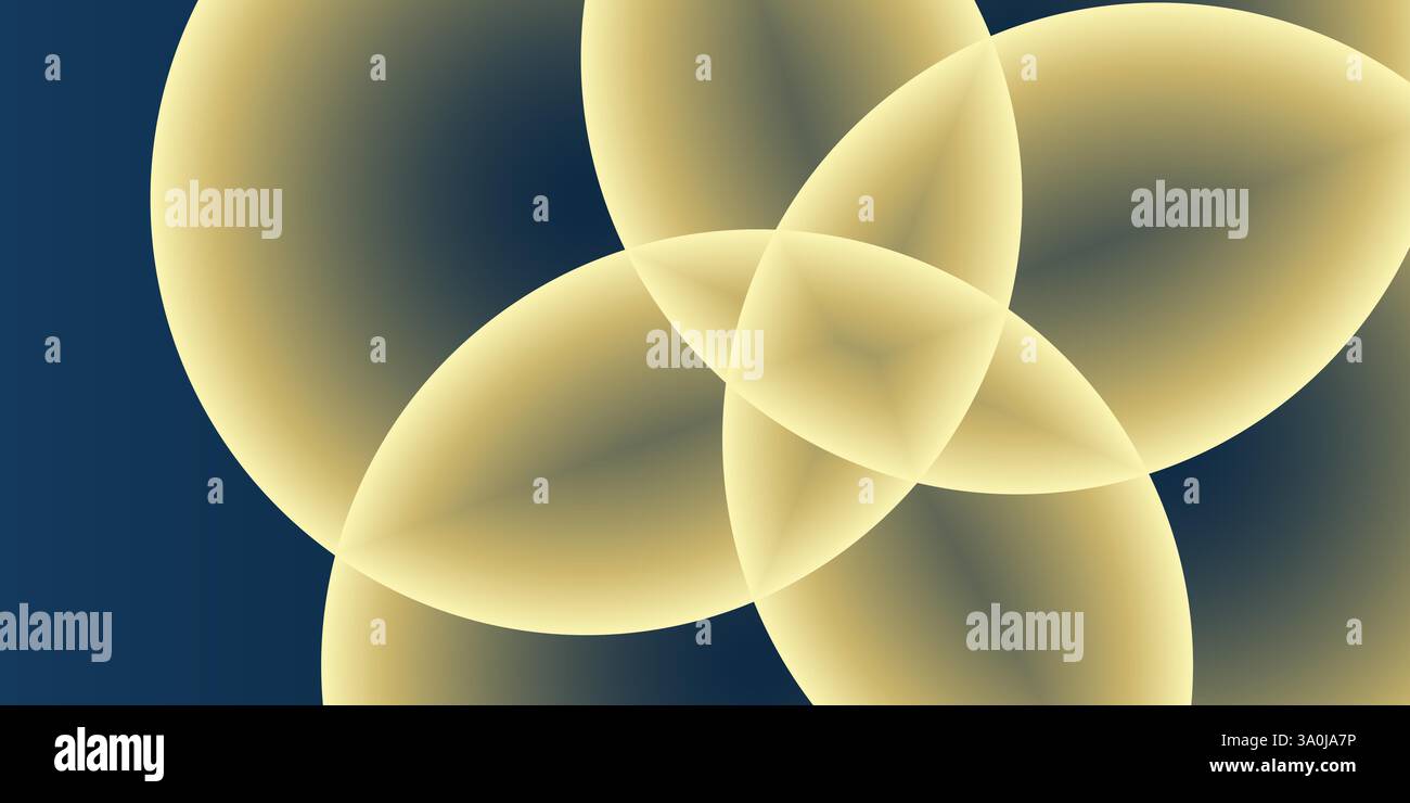 Abstract Background, Header or Banner Design with Large Golden and Gray ...
