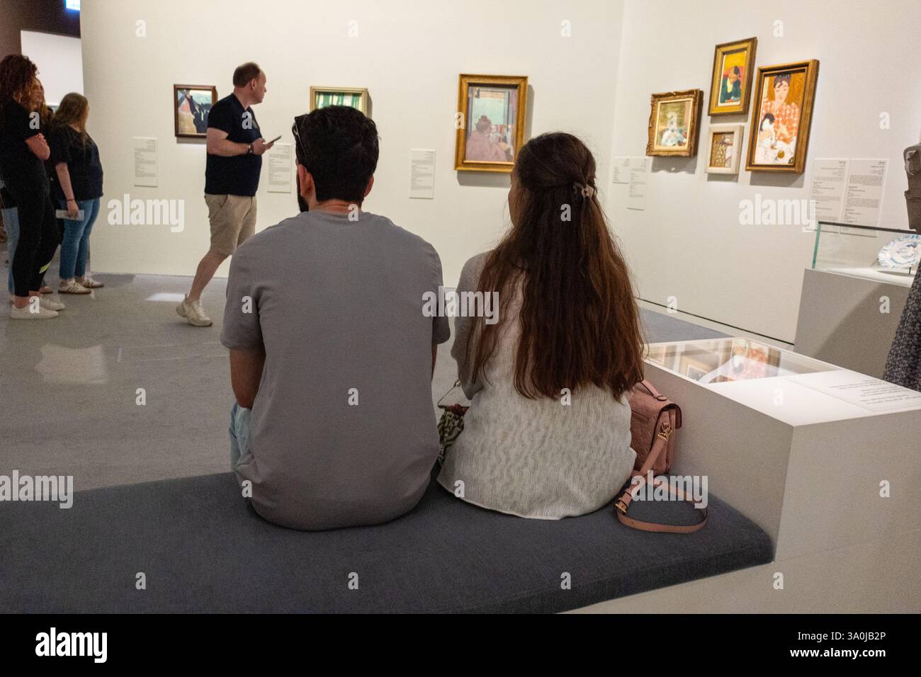 Abu Dhabi, UAE - December 3, 2024: Louvre is art museum located on ...
