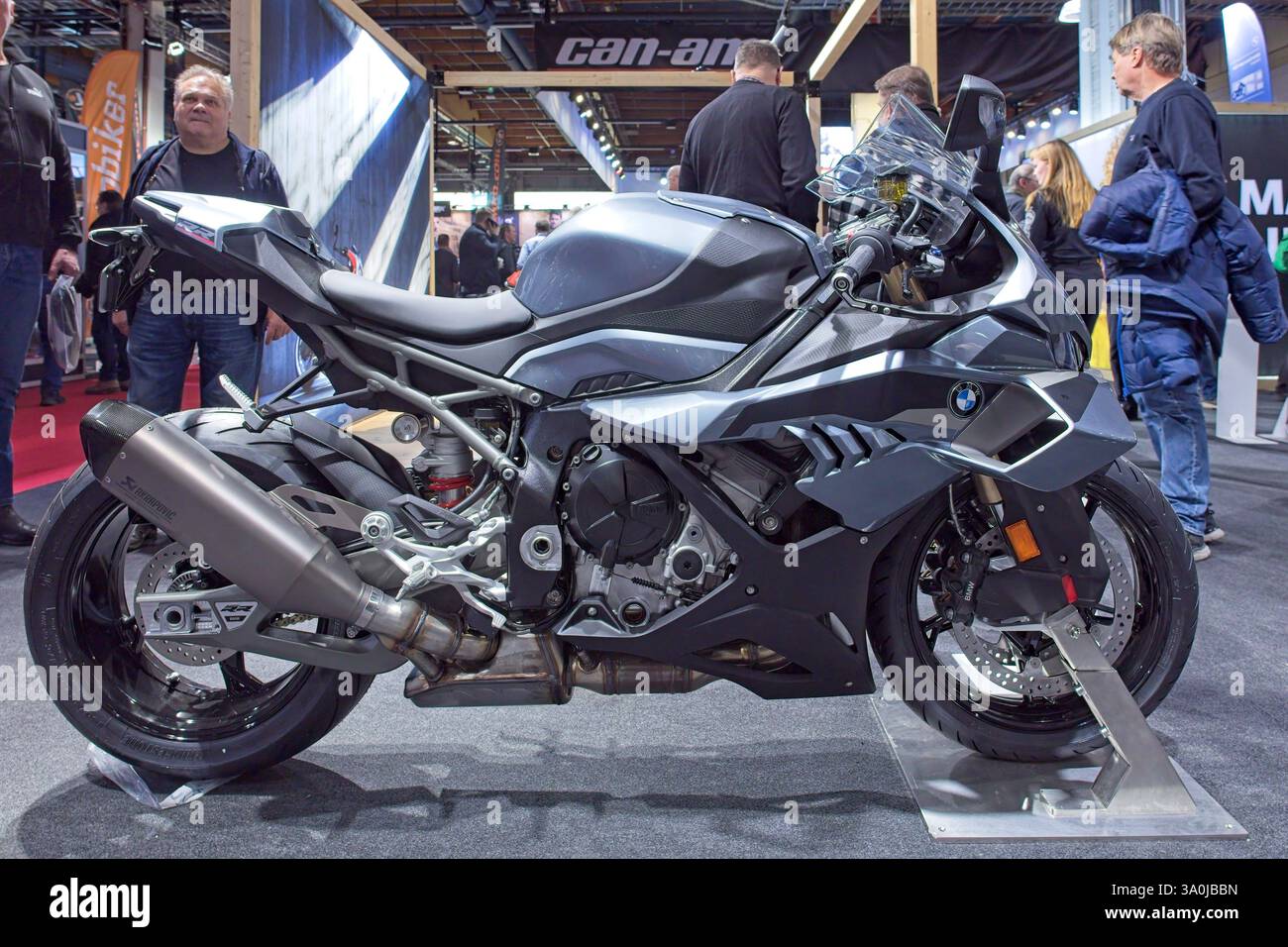 Pasila, Helsinki, Finland – January 31. 2025 : BMW S 1000 RR motorcycle ...