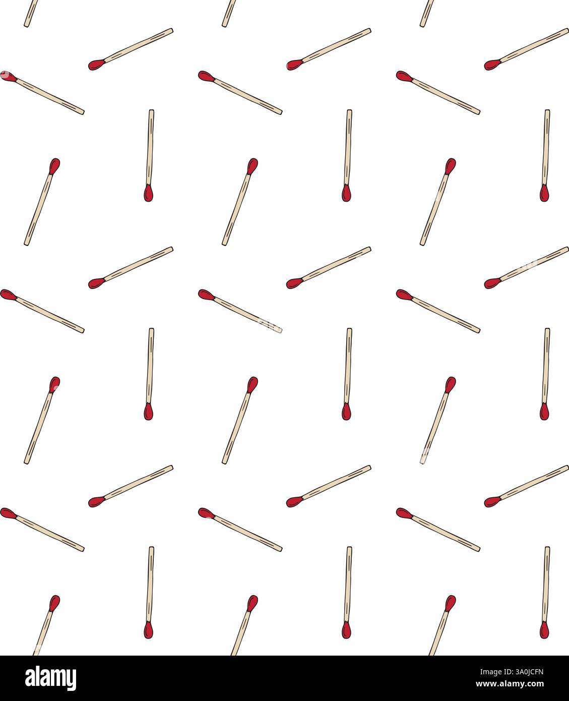 Vector seamless pattern of burning match Stock Vector Image & Art - Alamy